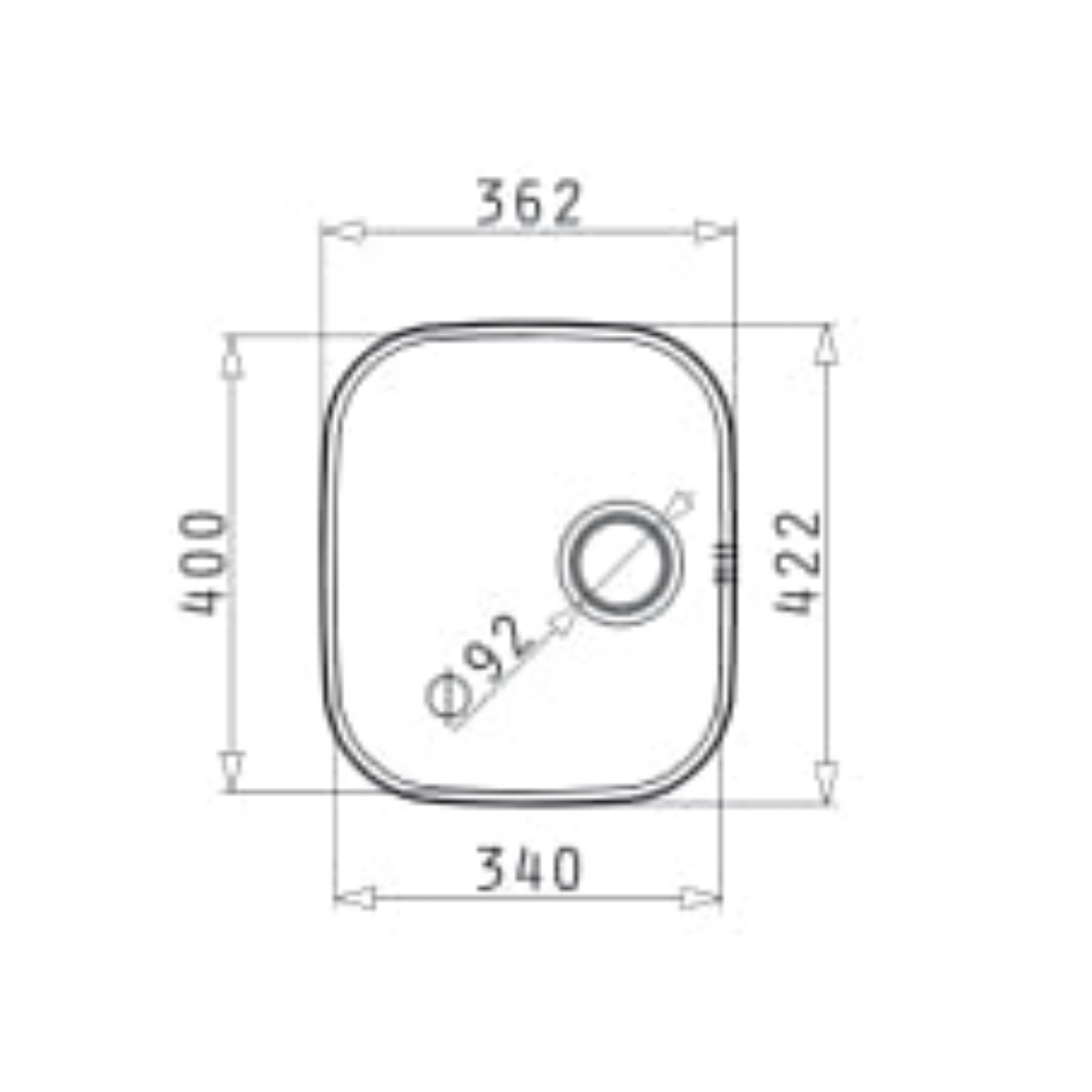 Single Bowl Undermount Chrome Stainless Steel Kitchen Sink - Ava ...