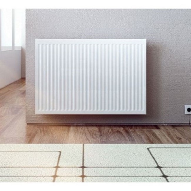Type 22 Double white panel radiator 600x900 - Better Bathrooms