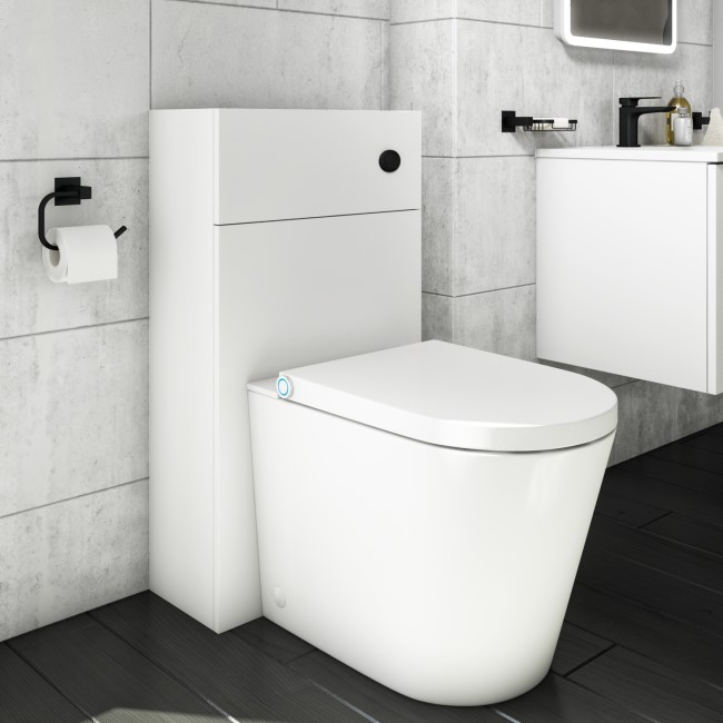 500mm Matt White WC Toilet Unit - Sion - Better Bathrooms