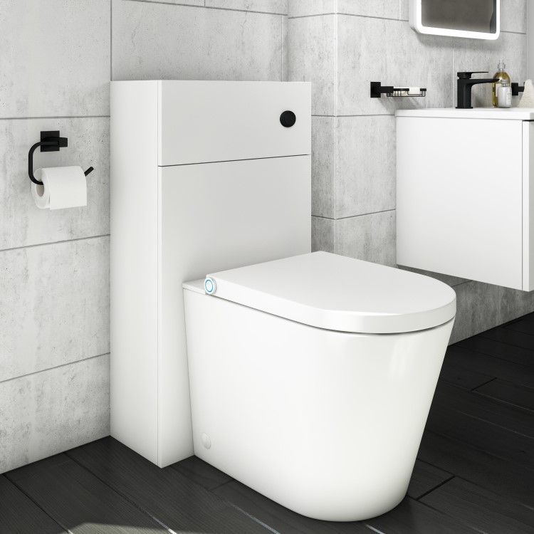 500mm Matt White WC Toilet Unit - Sion - Better Bathrooms
