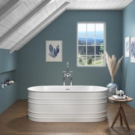 Freestanding Double Ended Bath - 1600 x 720mm - Coniston - Better Bathrooms