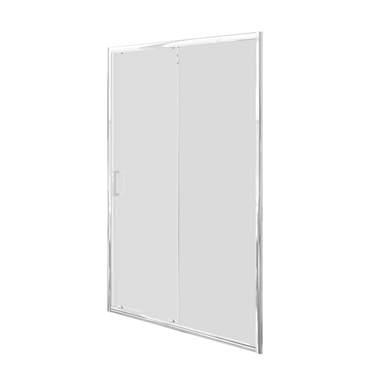 1400mm Chrome Sliding Shower Door 6mm Glass - Carina - Better Bathrooms