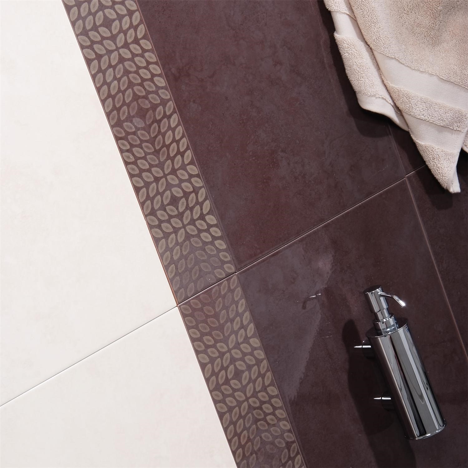 Genova Marron Wall Tile - Better Bathrooms