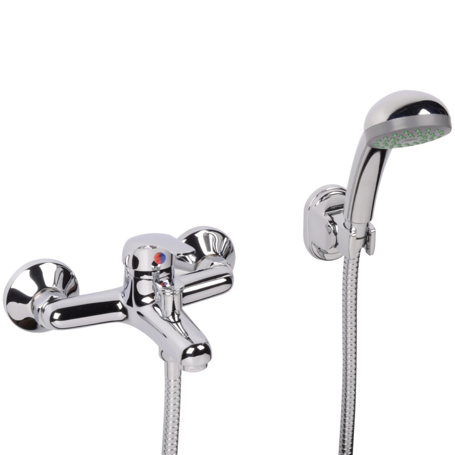 Wall Mounted Bath Shower Mixer - Alfa Range - Better Bathrooms