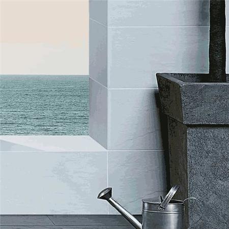 Ardosia Perola Slate Effect Glazed Porcelain Wall/Floor Tile - Better ...