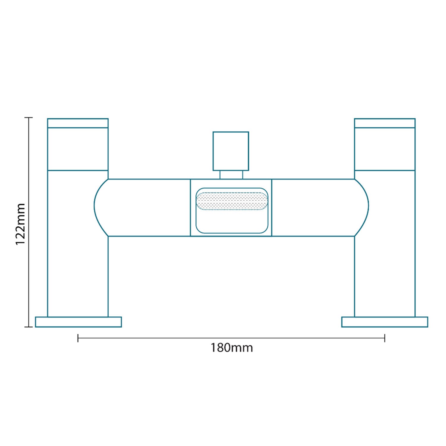 GRADE A1 - Sino Waterfall Bath Filler Tap - Better Bathrooms