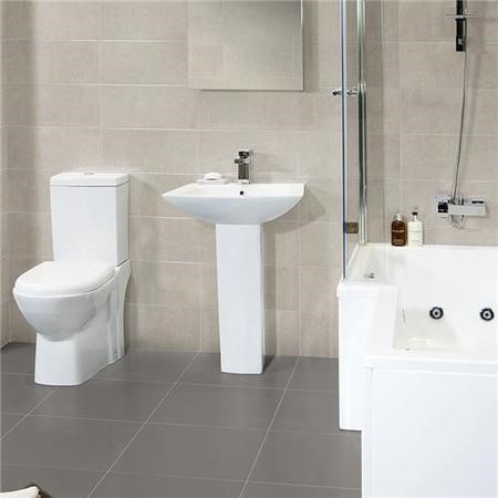 Velia Gris Wall Tile - Better Bathrooms