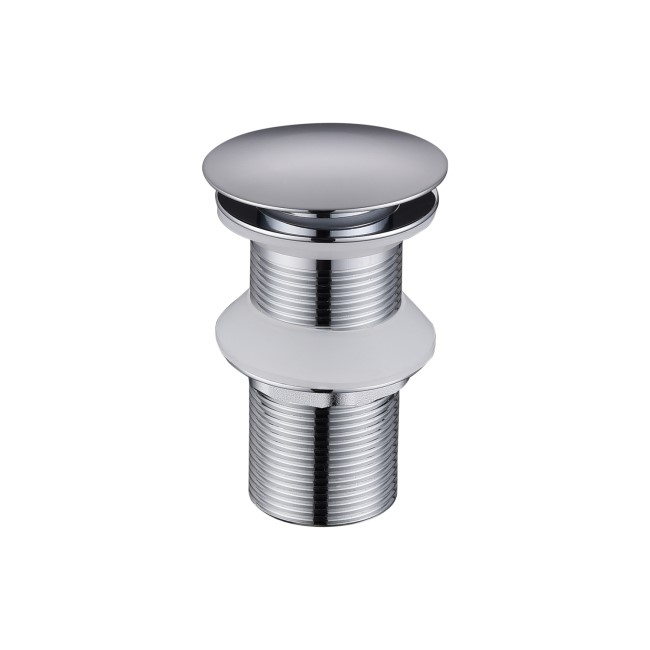 Chrome Click Clack Unslotted Basin Waste - Better Bathrooms - Better ...