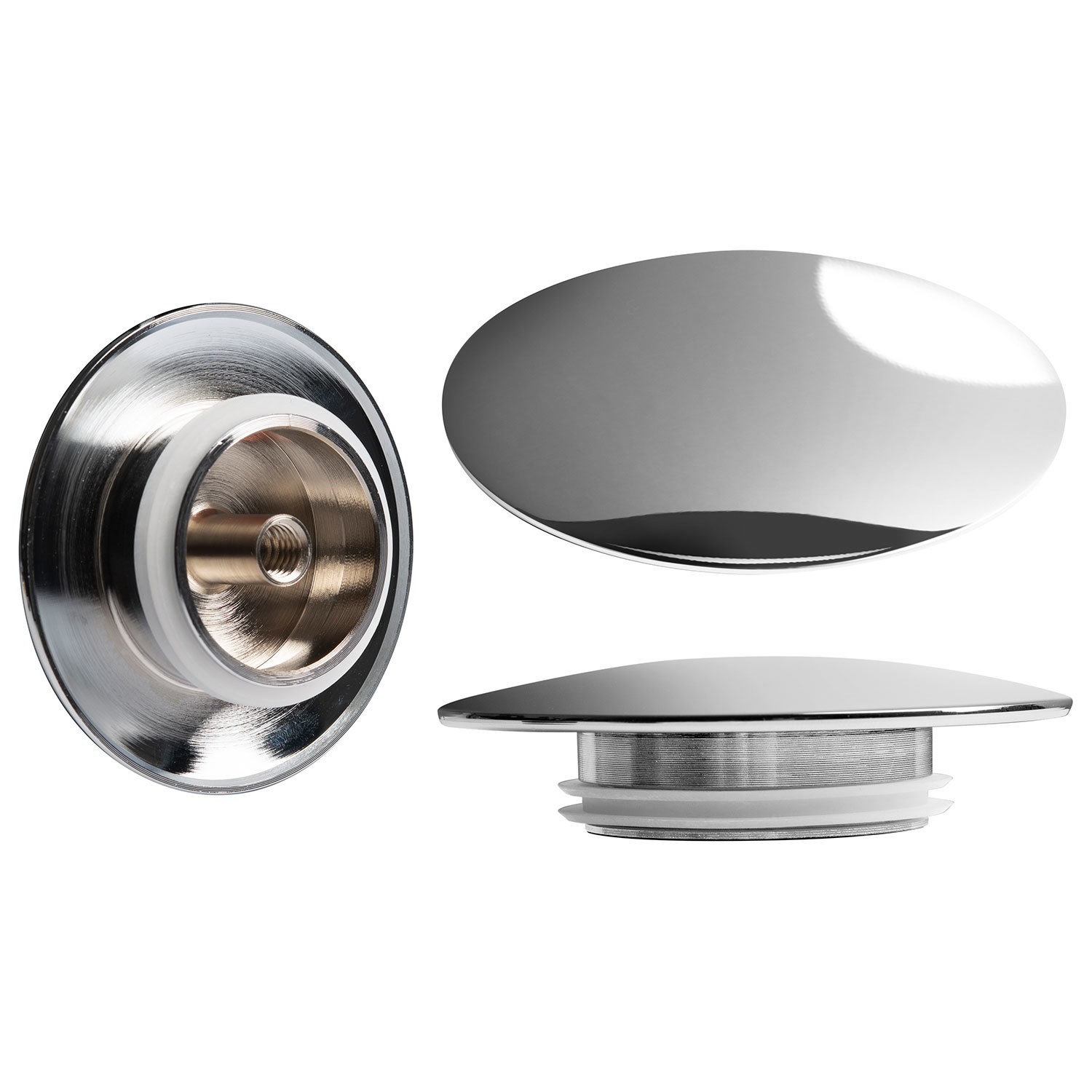 Chrome Bath Waste Cover Upgrade - Better Bathrooms