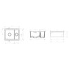 1.5 Bowl Undermount and Inset White Ceramic Kitchen Sink - Rangemaster ...