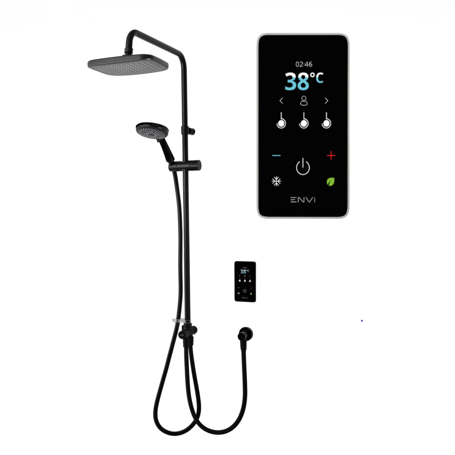 Triton ENVi 10.5kW DuElec Kit Digital Electric Shower -Black - Better ...