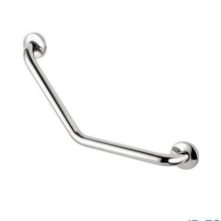 Stainless Steel Angled Grab Rail 393mm - Better Bathrooms