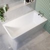 Freestanding Single Ended Right Hand Corner Bath 1500 x 740mm - Kona ...