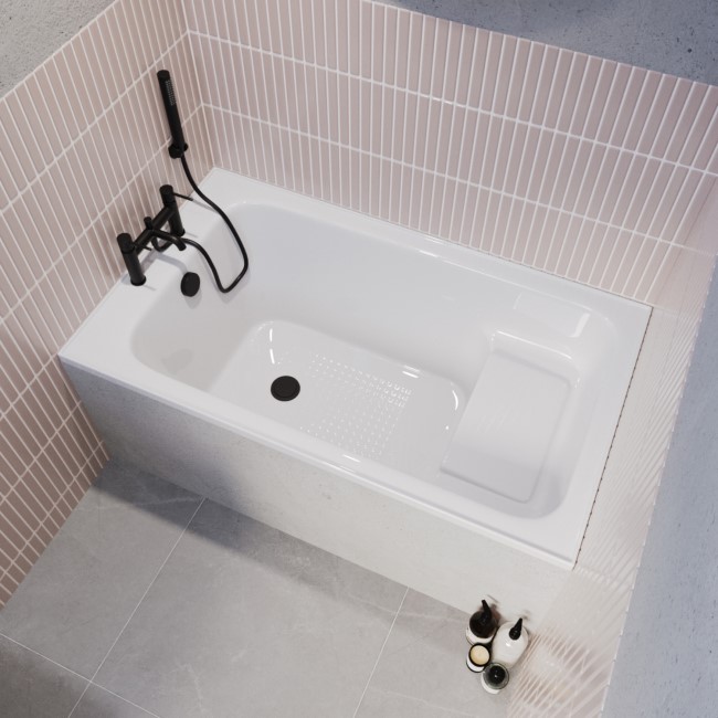 Small Single Ended Bath 1220 x 720mm - Mali - Better Bathrooms