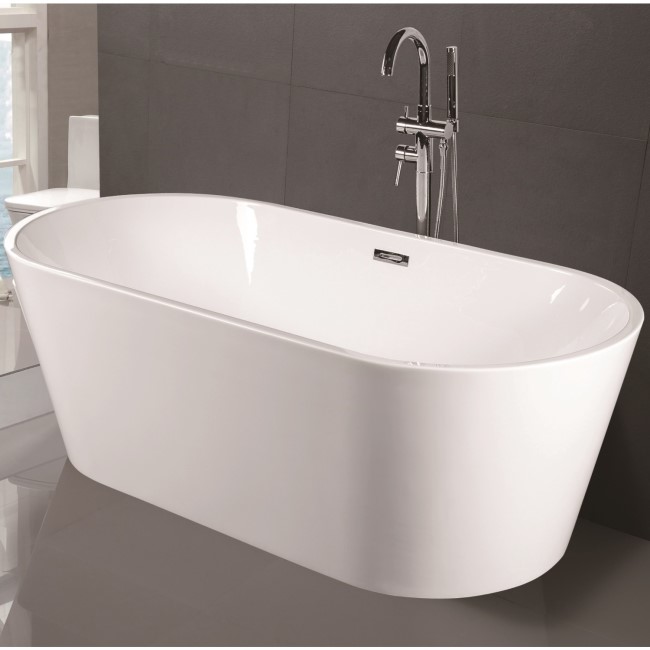 Duchess Modern Round Freestanding Bath - 1700 x 800 x 580mm - Better ...