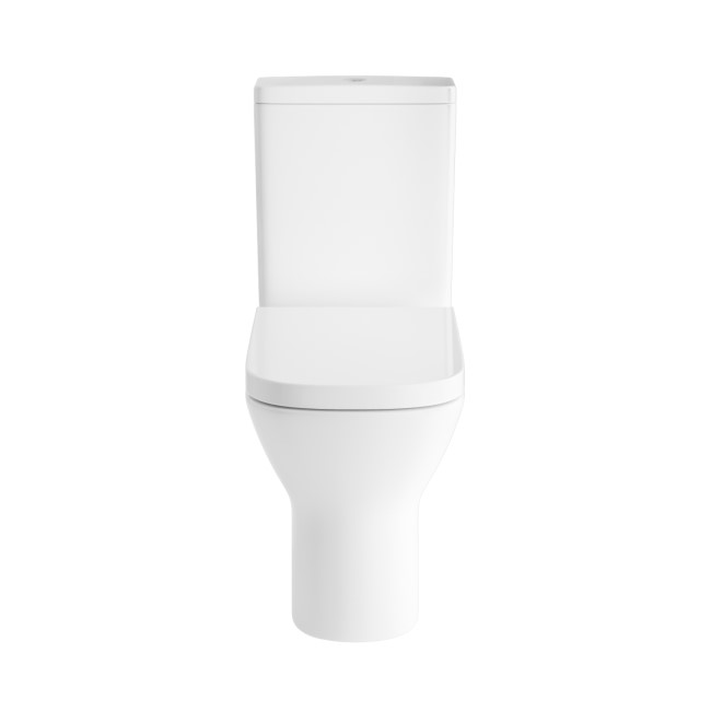 Close Coupled Rimless Closed Back Toilet with Soft Close Seat - Palma ...