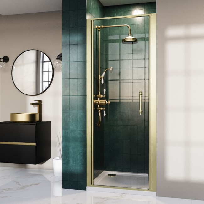 Brushed Brass Traditional Handle - Pavo - Better Bathrooms