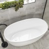 Small Freestanding Double Ended Bath 1300 x 700mm - Pico - Better Bathrooms