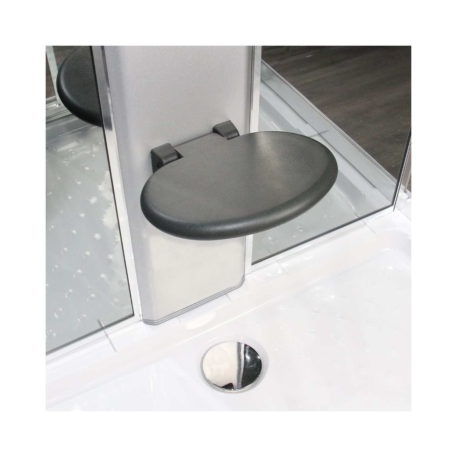 Insignia Premium Rectangular Shower Cabin with 6 Body Jets and ...