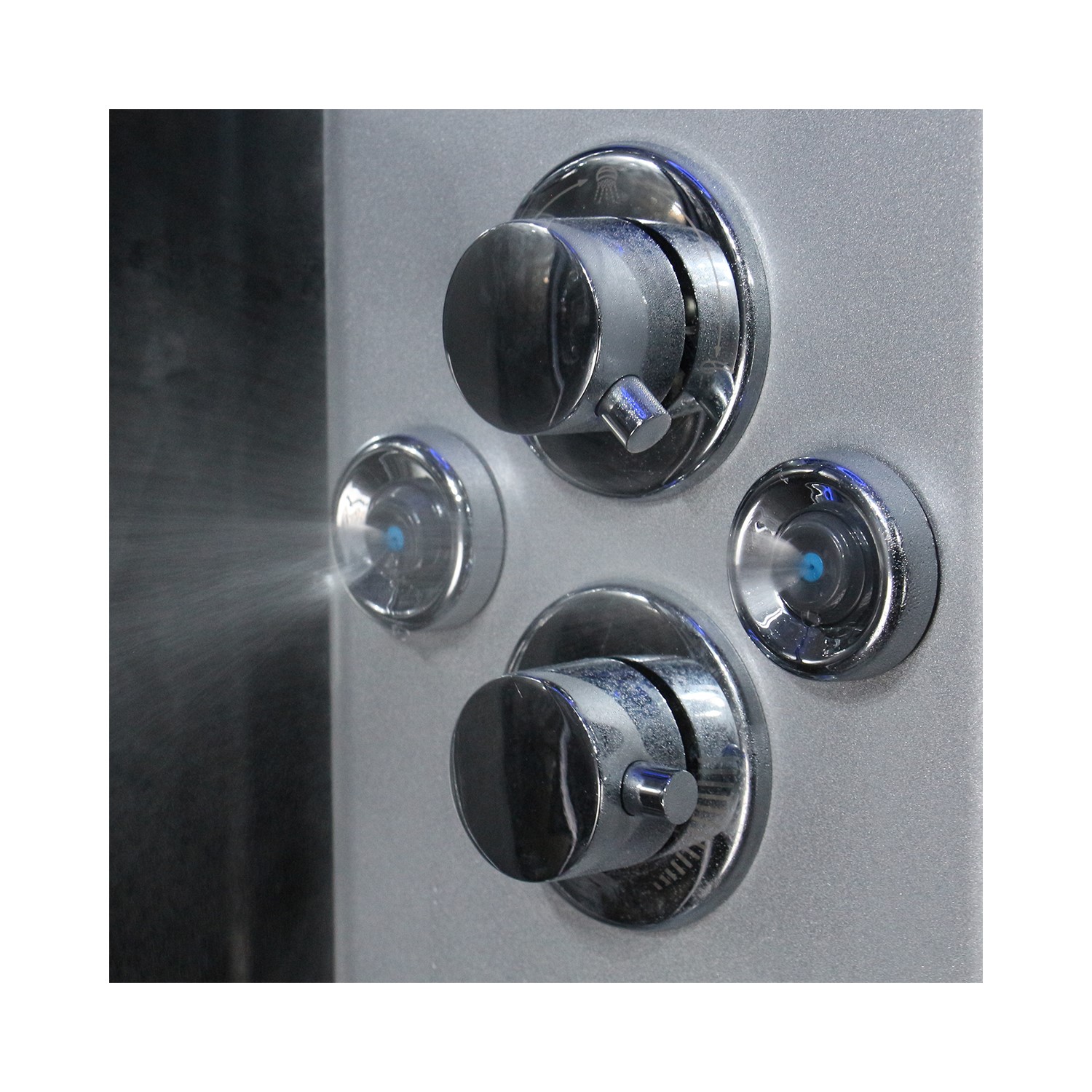 Insignia Premium Rectangular Shower Cabin with 6 Body Jets and ...