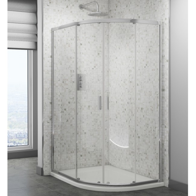 Quadrant Shower Screen Enclosure 800 x 800mm - 6mm Glass - Claritas ...