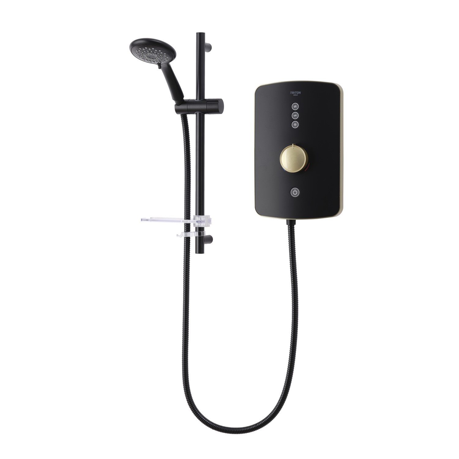 Triton Amala Metallic 8.5kW Brushed Brass Electric Shower - Better ...