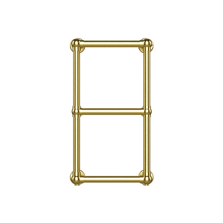 Brass Vertical Traditional Towel Radiator 700 x 400mm - Regent - Better ...