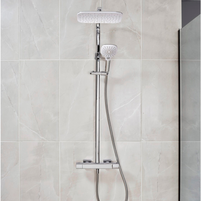 Triton Velino Cool Touch Bar Diverter Thermostatic Mixer Shower ...