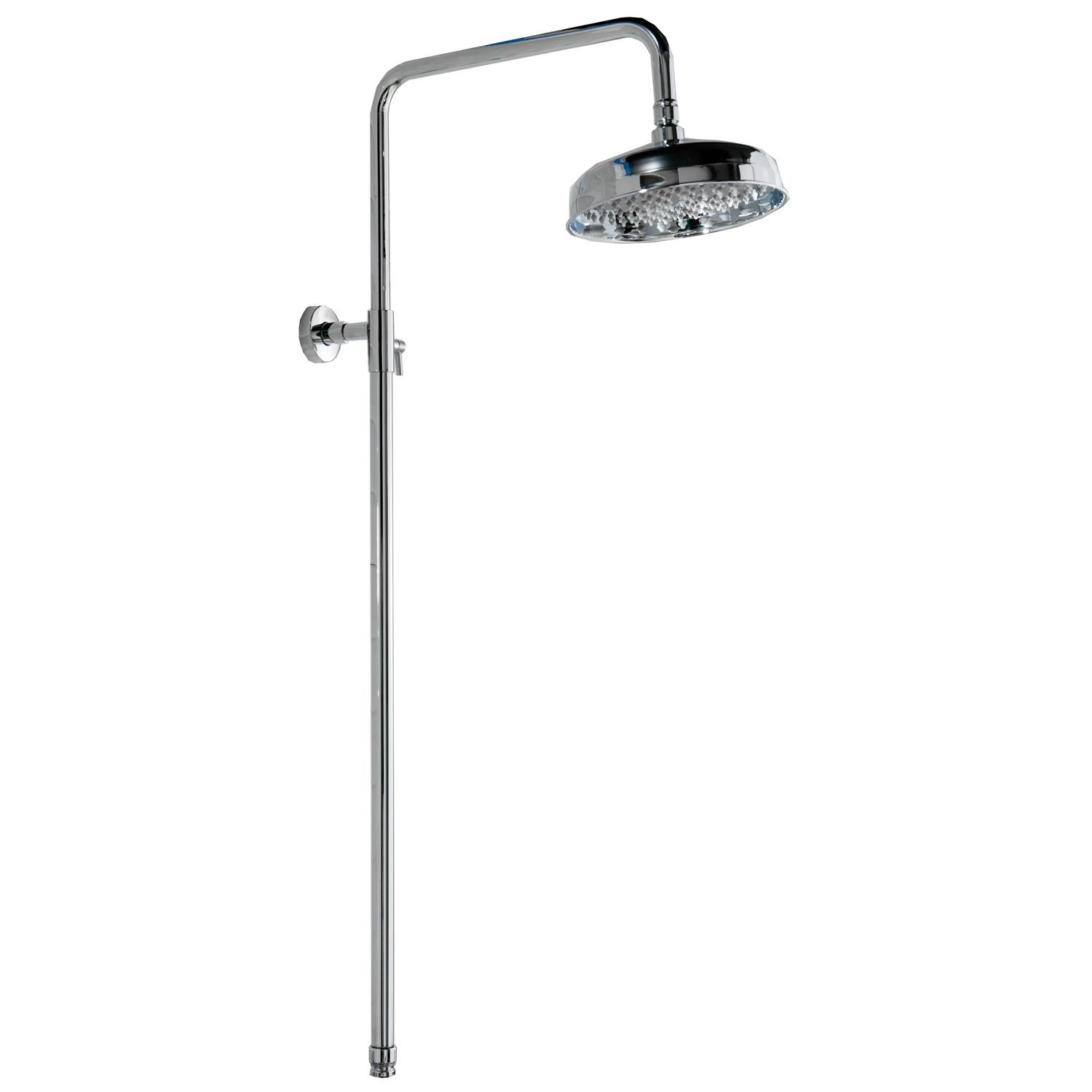 Round Riser Rail Shower - Better Bathrooms