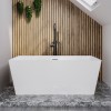 Small Freestanding Double Ended Bath 1300 x 700mm - Tetra - Better ...