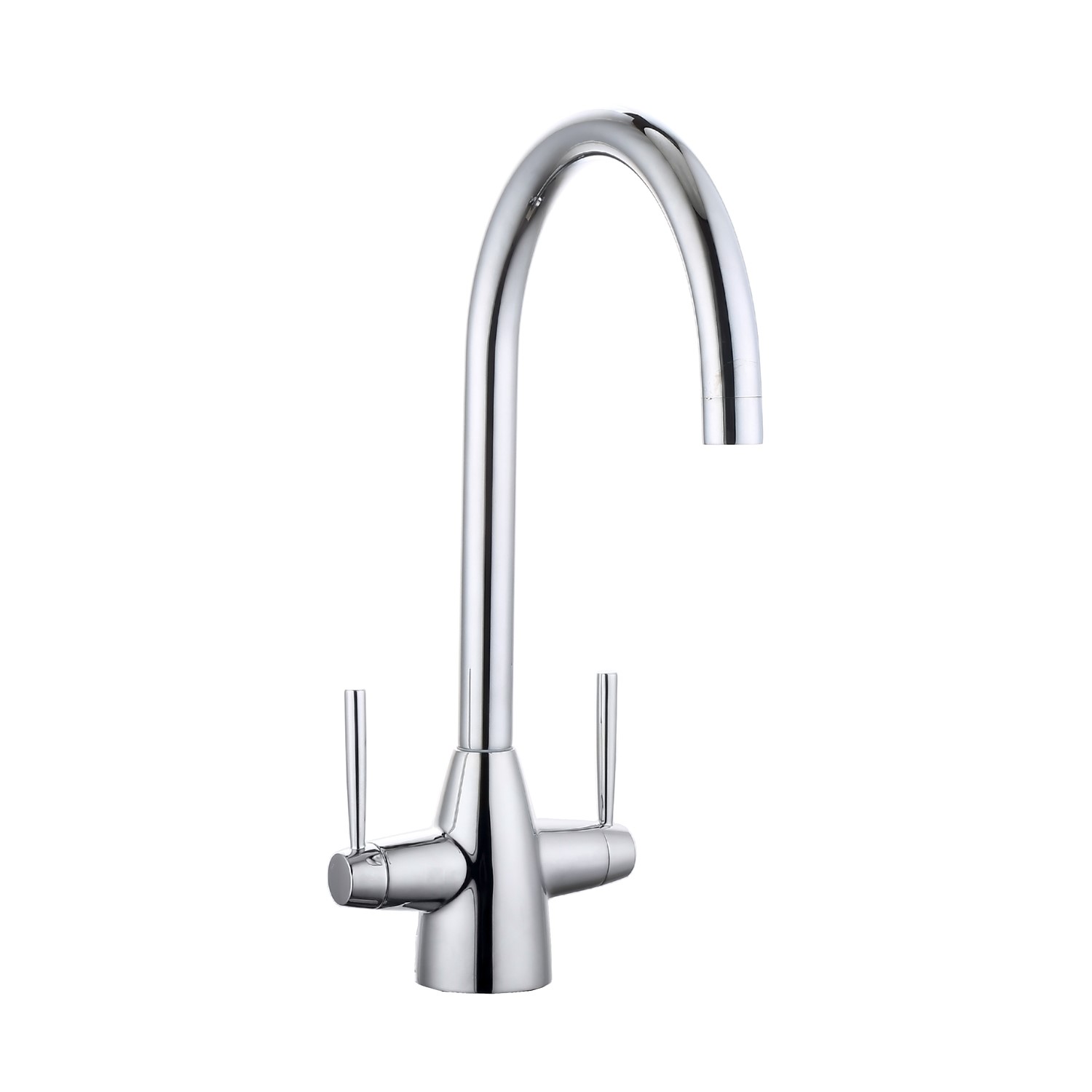 Enza Tamara Dual Lever Monobloc Mixer Kitchen Tap- Chrome - Better ...