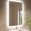 Rectangular LED Bathroom Mirror with Bluetooth & Demister 700 x 500mm ...