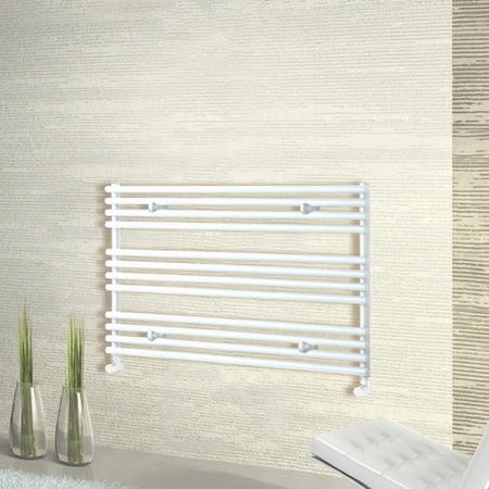Towelrads Oxfordshire White Heated Towel Rail Radiator - 600 x 1000mm ...