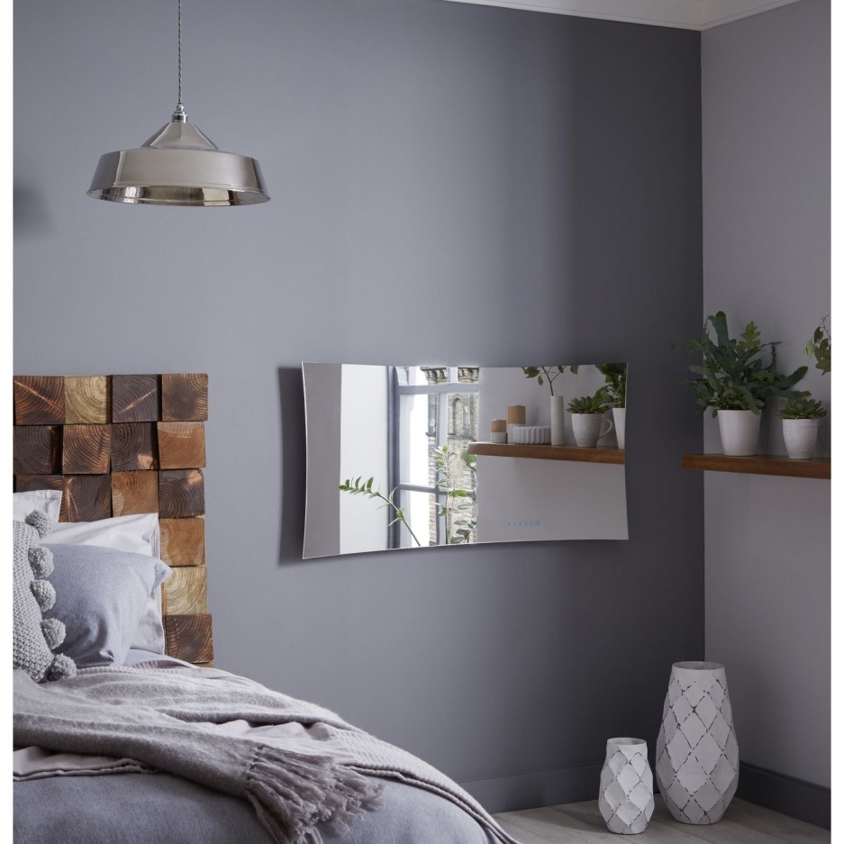 Horizontal Mirror Glass Radiator - 1063 x 532mm - Better Bathrooms