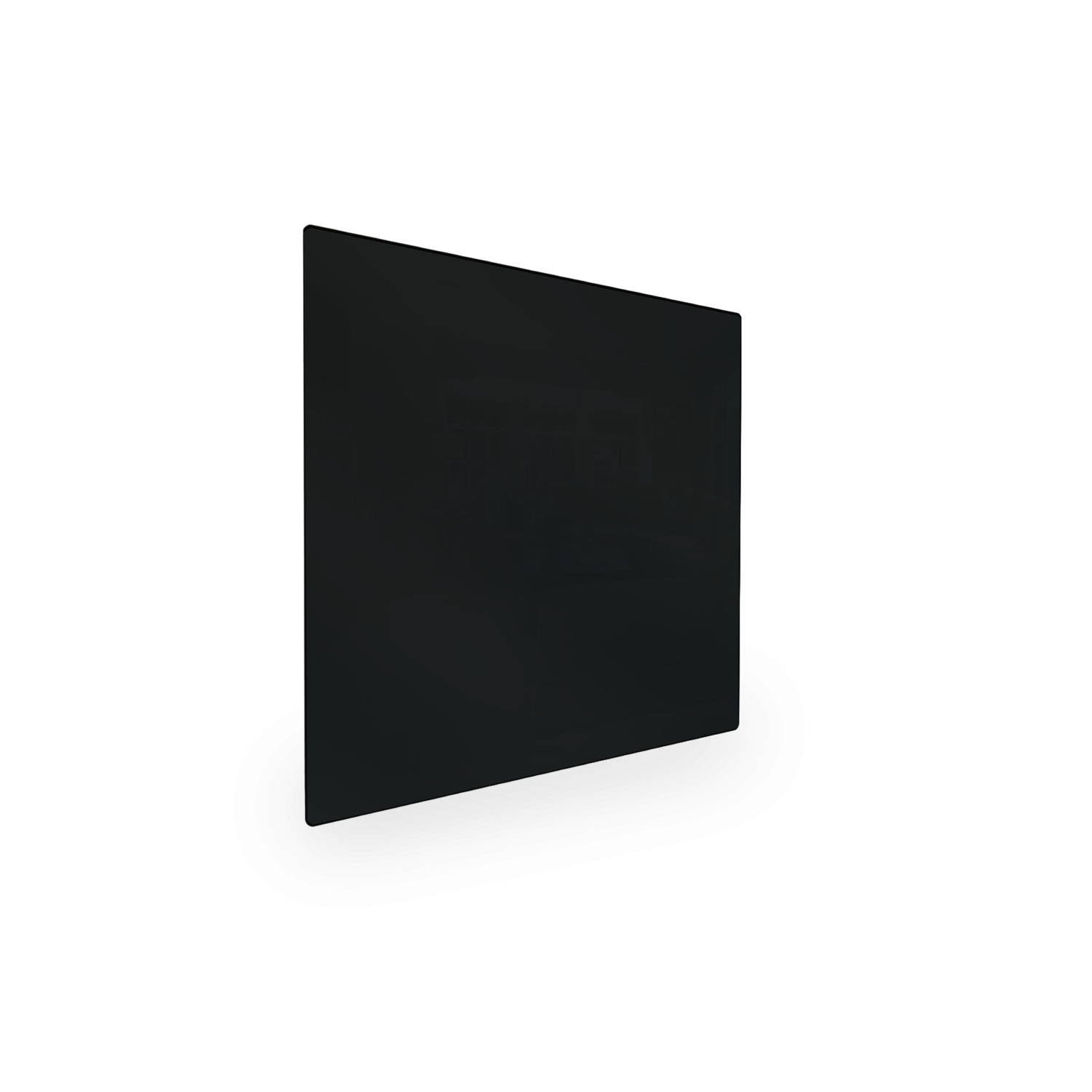 Far Infrared Heater Black Glass Panel 450W - 550 x 600mm - Better Bathrooms