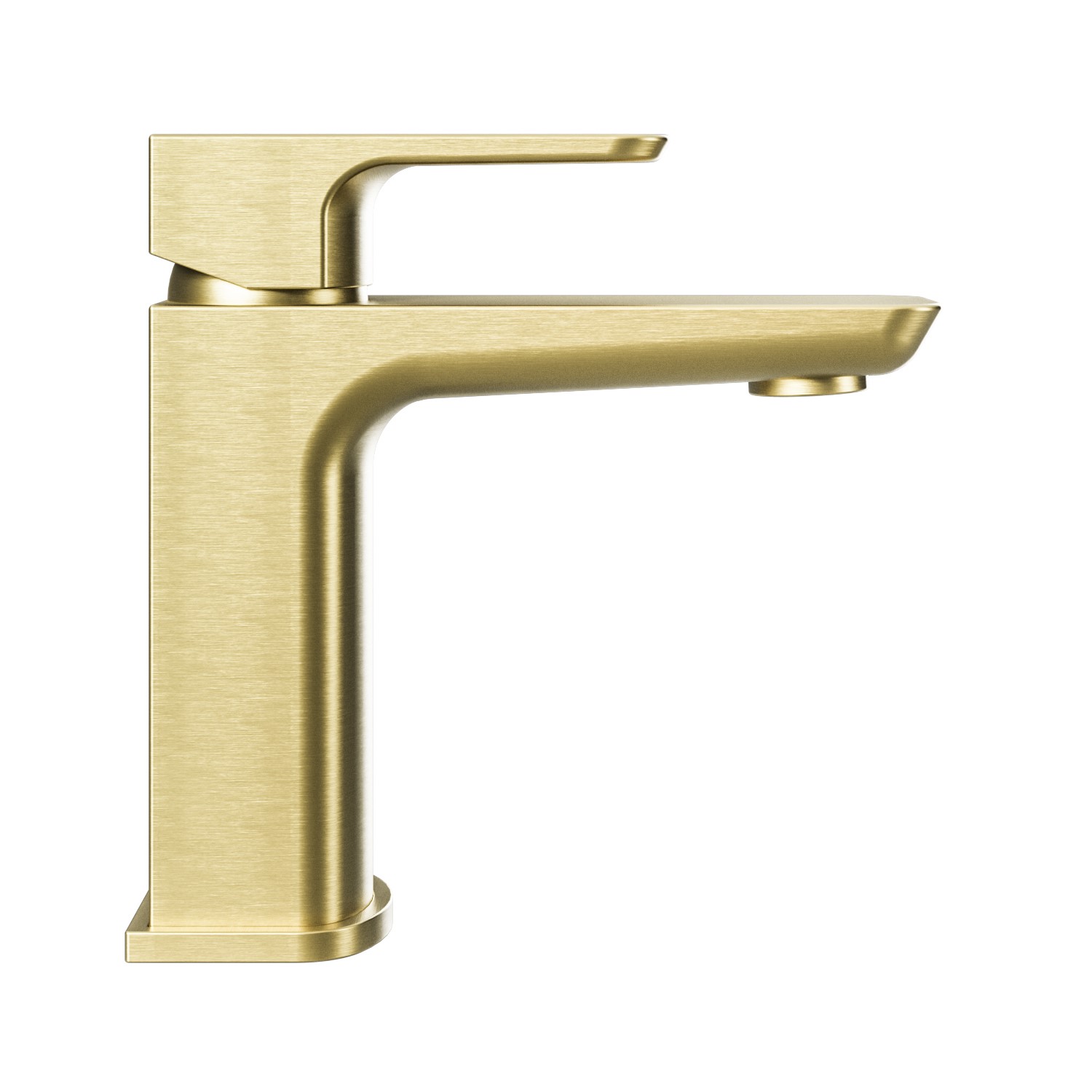 Brushed Brass Mono Basin Mixer Zana Better Bathrooms