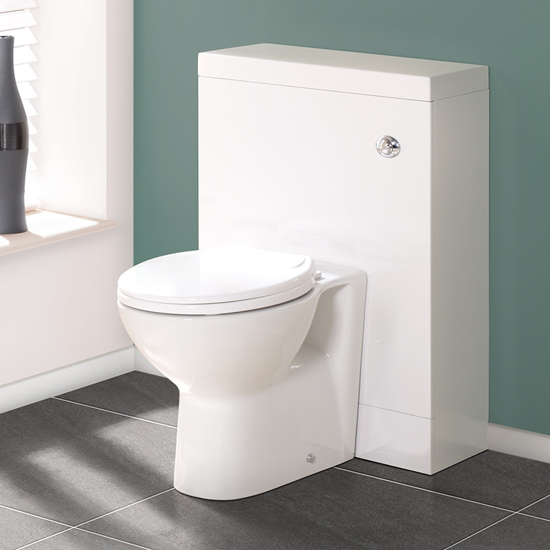 TD60 White WC Unit with Tampa™ Pan